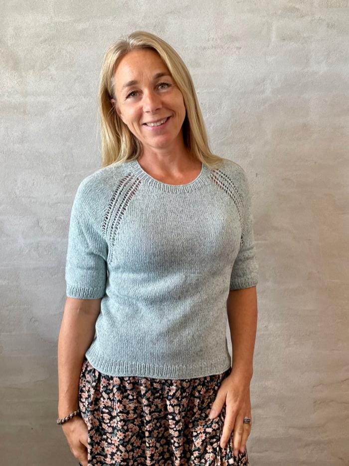 Vera sommer t-shirt | Raglan med hulmønster | Önling